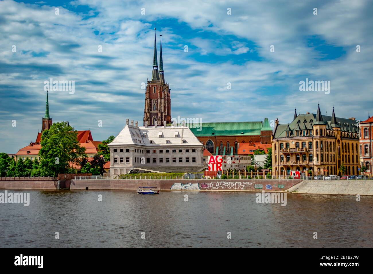 Landscape of Wroclaw, Poland Stock Photo - Alamy