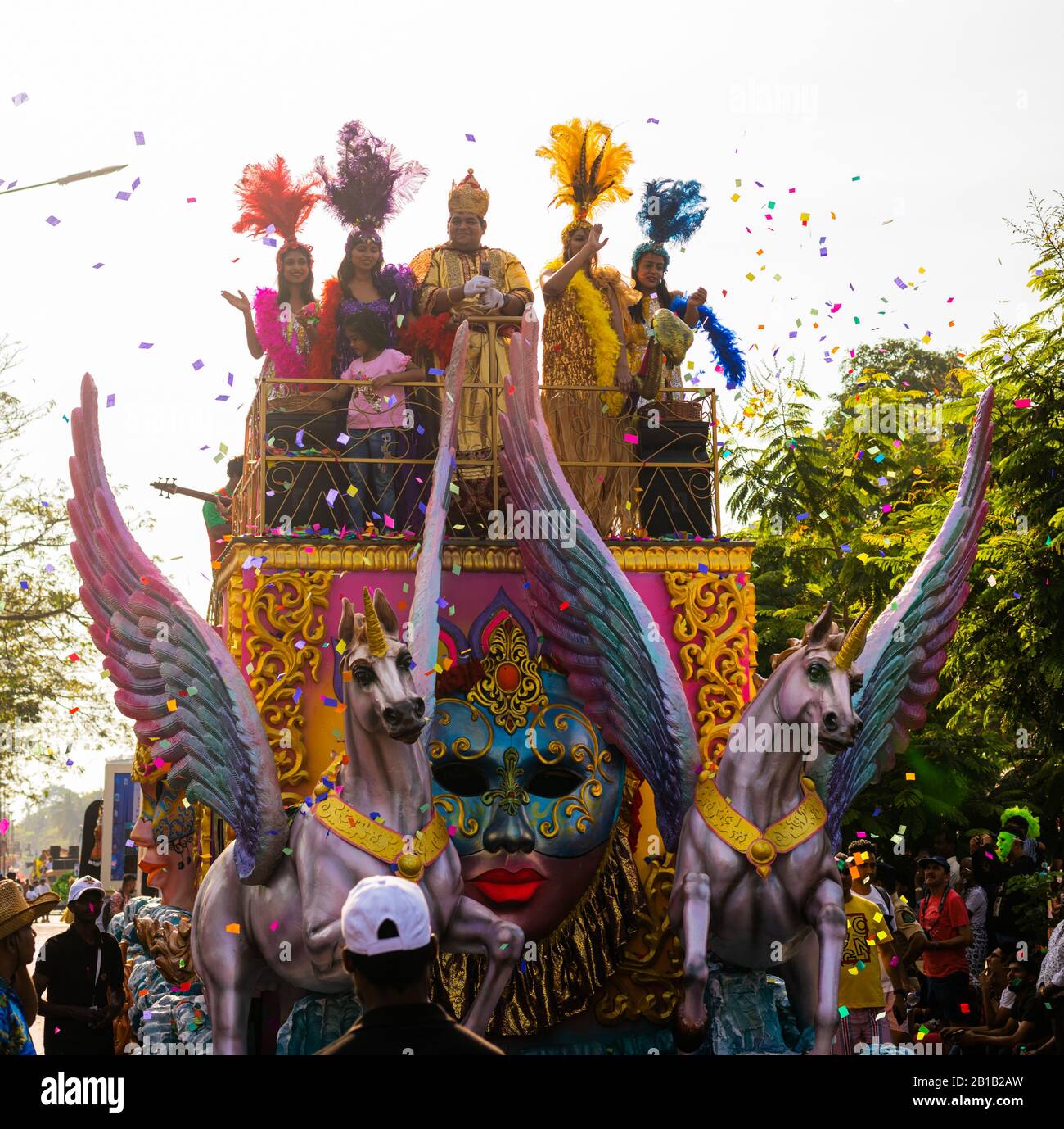 Margao,Goa/India- Feb 23 2020: Carnival celebrations in Goa, India ...