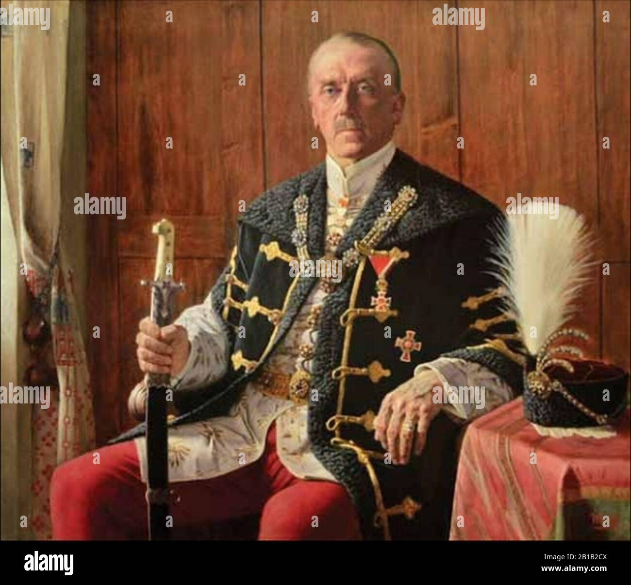 Friedrich Miess - Portretul lui Ottokar von Czernin Stock Photo - Alamy