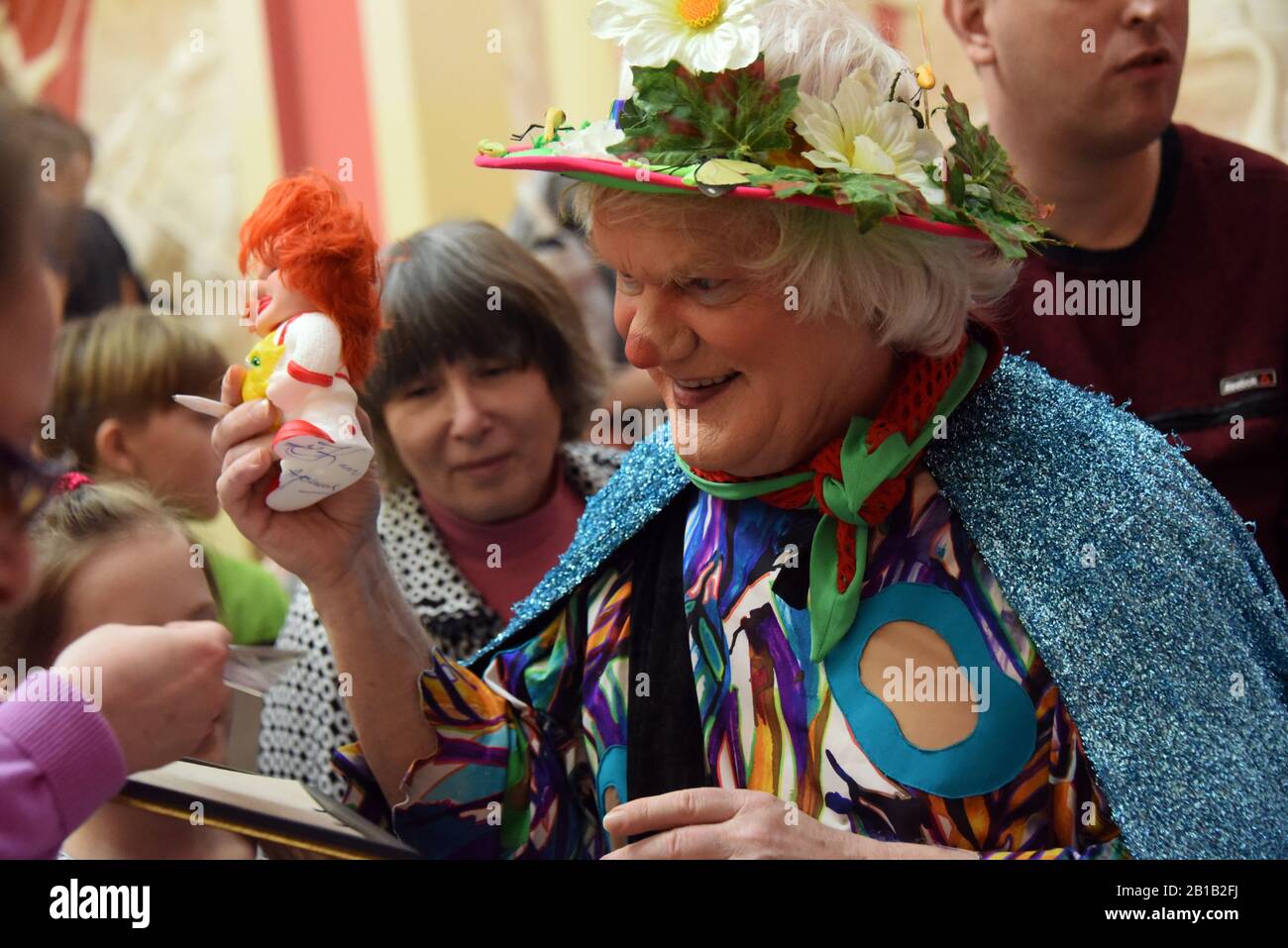 Yuri Kuklachyov - Soviet and Russian clown in Astrakhan, Russia Stock ...