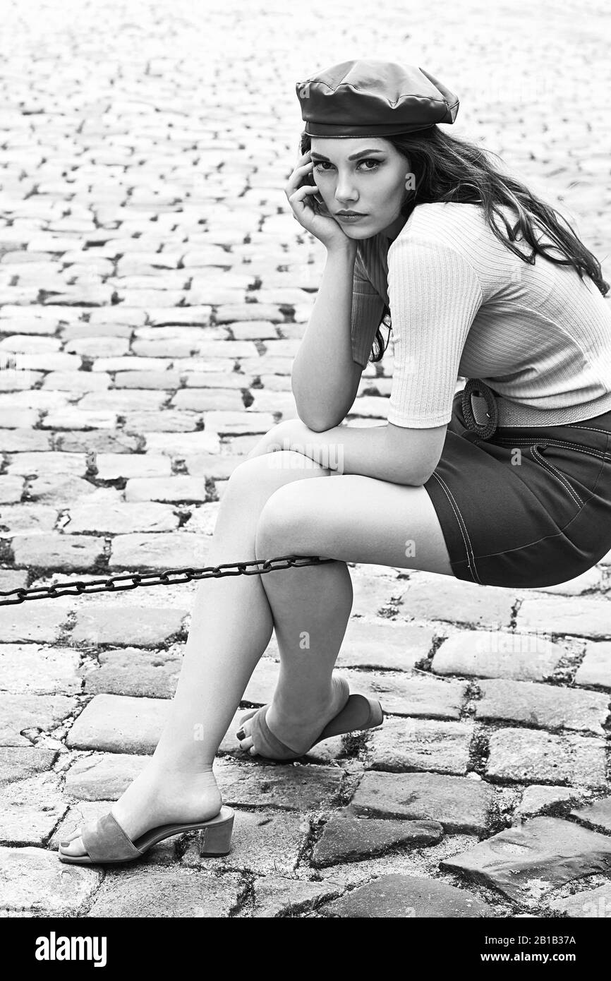 1970s Girl Model Street High Resolution Stock Photography and Images ...