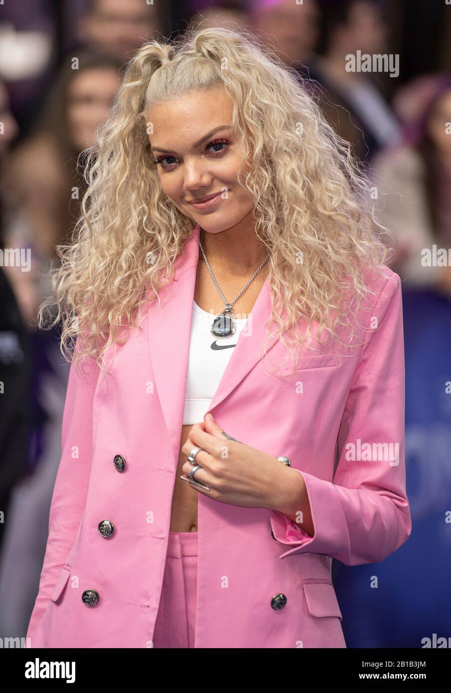 LONDON, ENGLAND - FEBRUARY 23: Becca Dudley attends the "Onward" UK ...