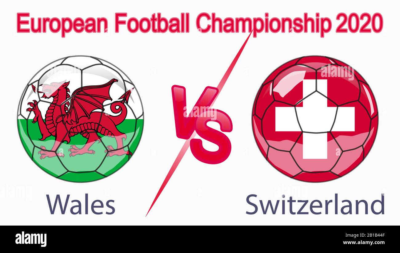 2020 European Football Championship, banner, web design, match between ...