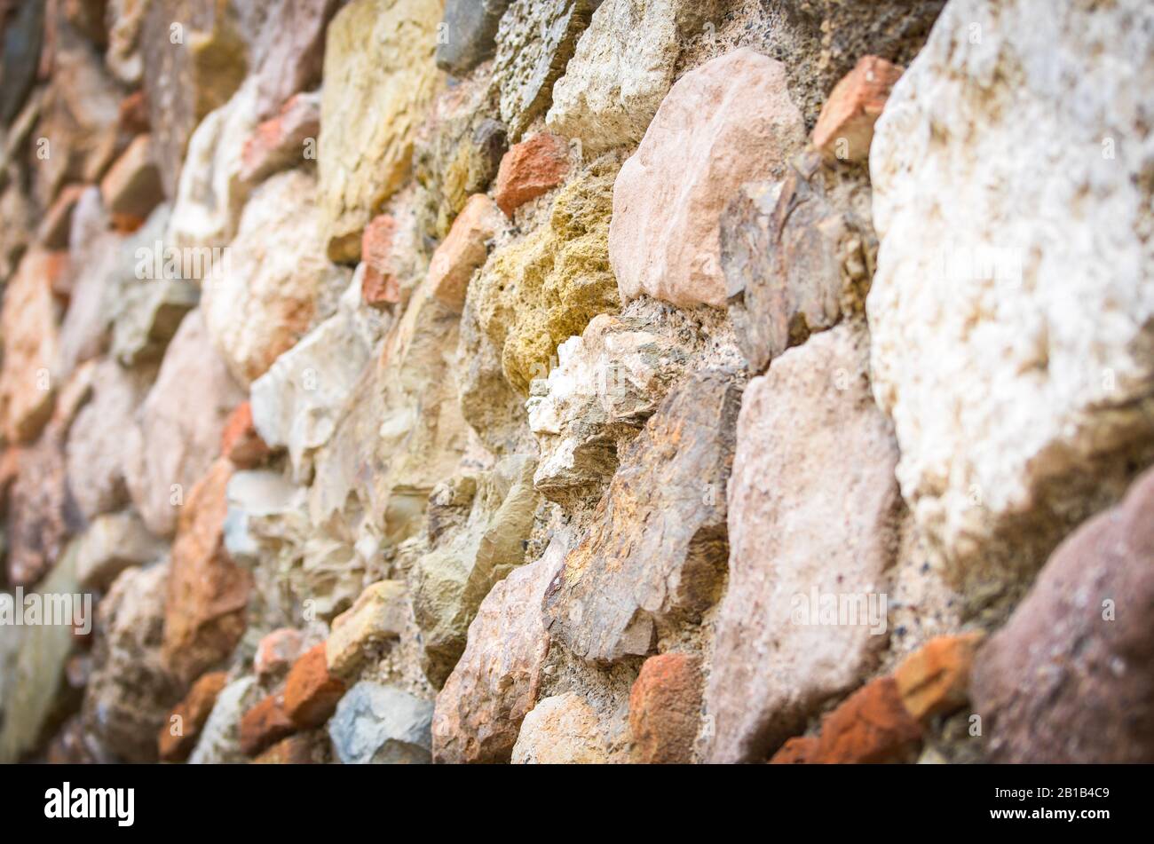 abstract wall design on the historical streets of spanish cities Stock ...