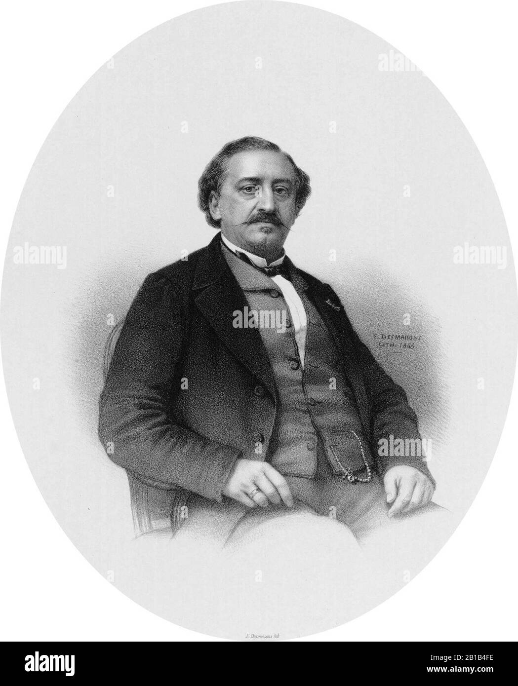 Friedrich von Flotow 1866 Stock Photo - Alamy