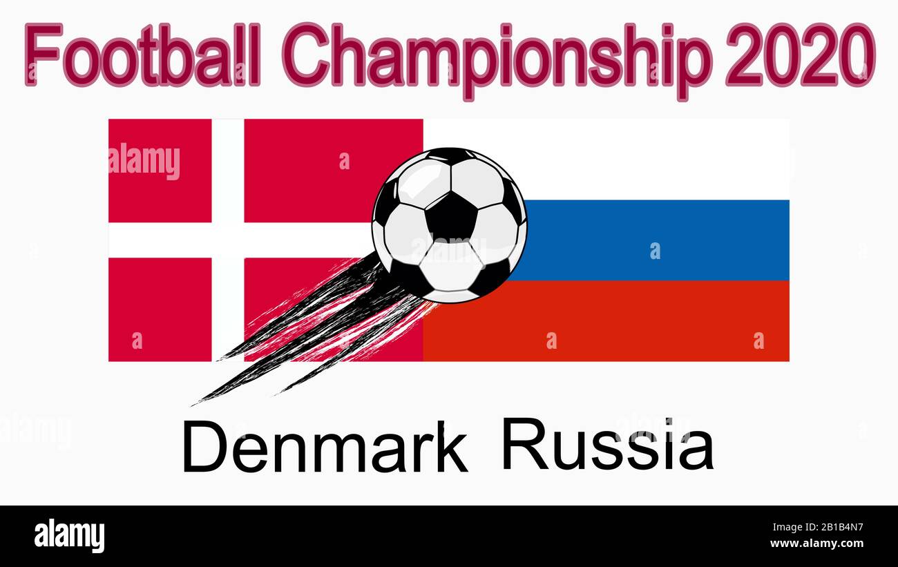 2020 European Football Championship, banner, web design, match between ...
