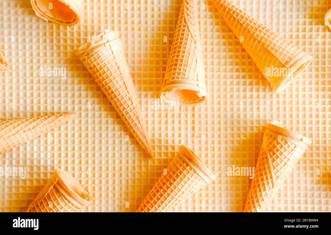 Ice cream cones Stock Photo - Alamy