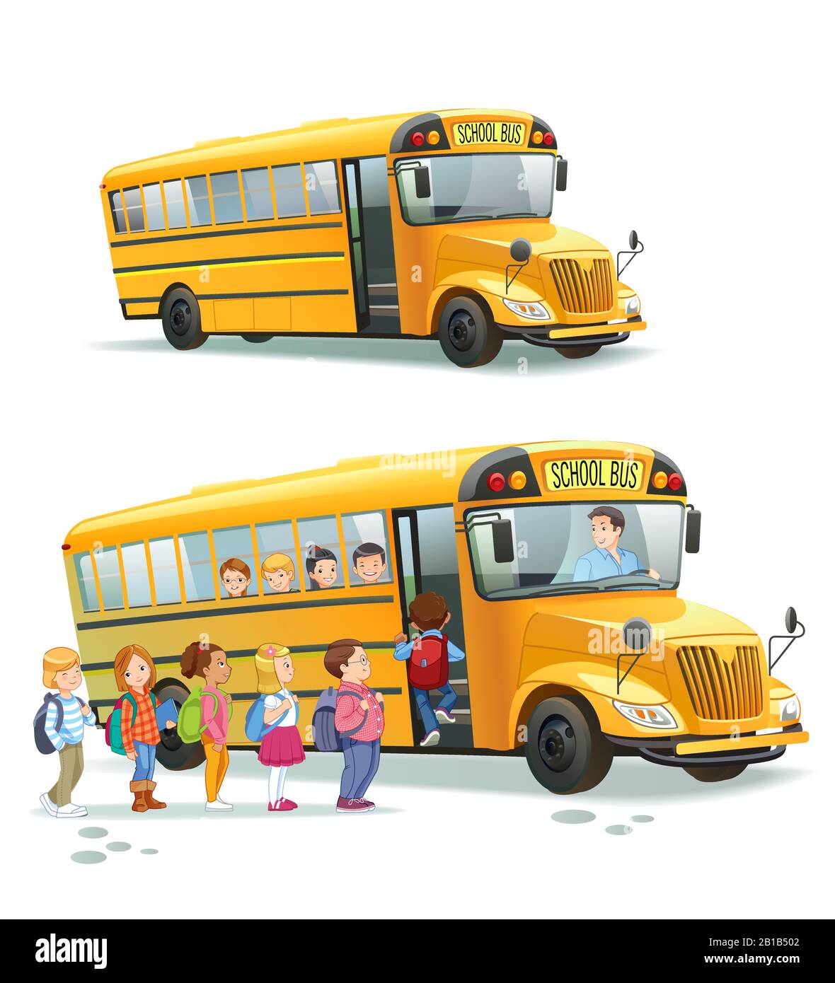 School Transportation Clipart