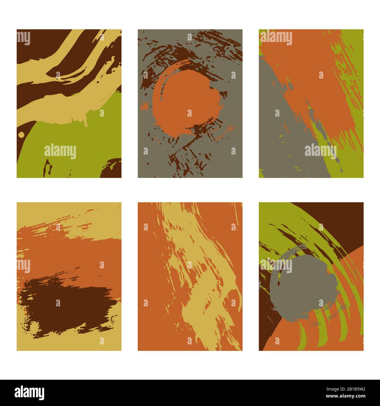 Backgrounds for text. Abstract drawing. Vector set of backgrounds for ...