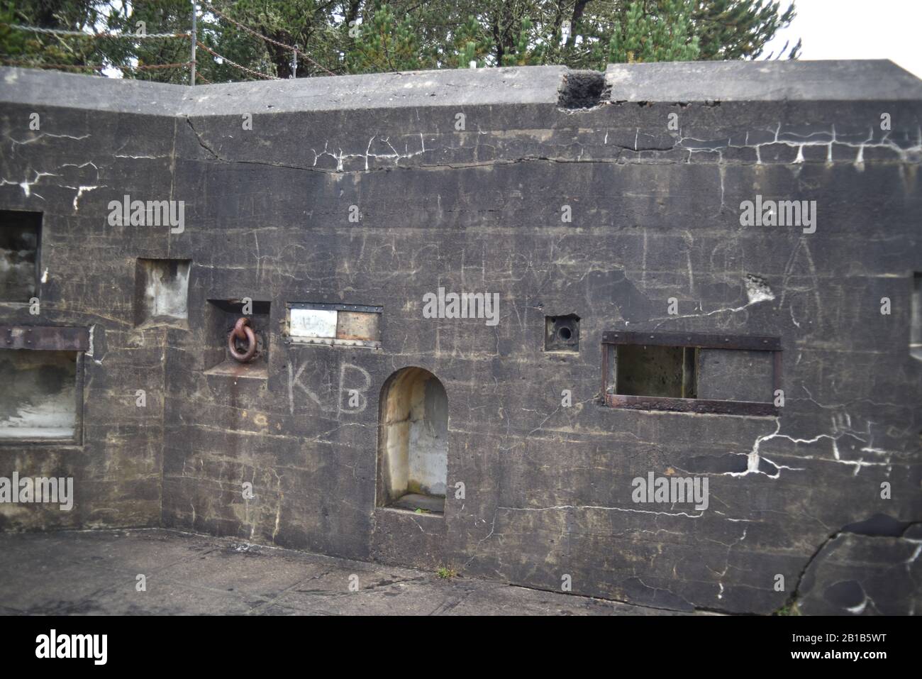 Warrenton, OR. U.S.A. October 22, 2017. Fort Stevens Oregon State Park ...