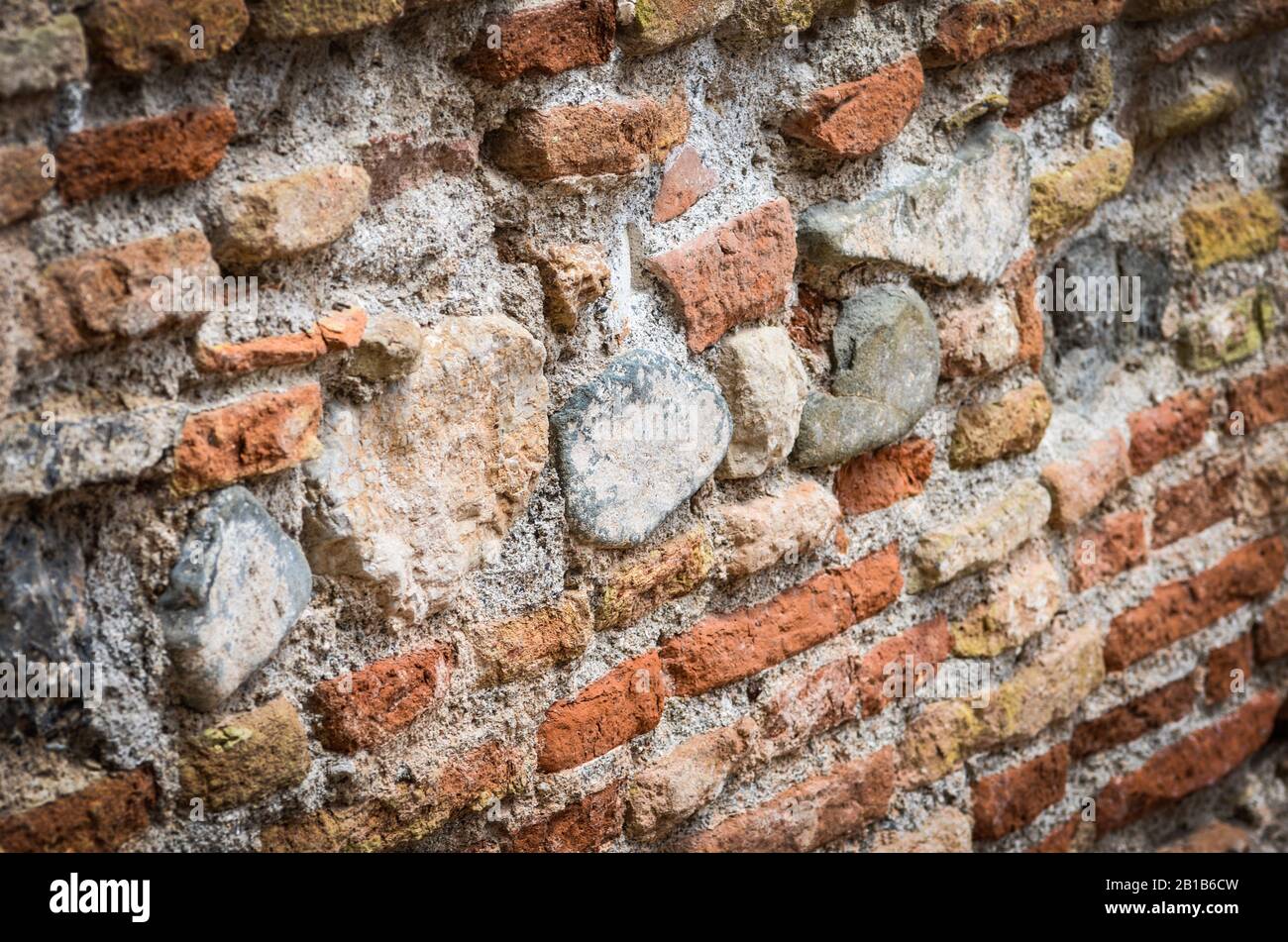 abstract wall design on the historical streets of spanish cities Stock ...