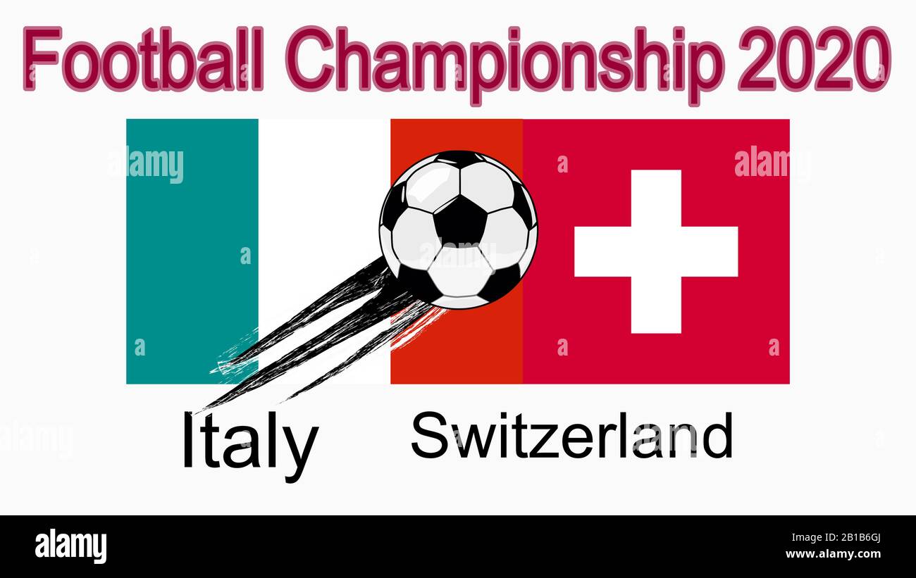 2020 European Football Championship, banner, web design, match between ...