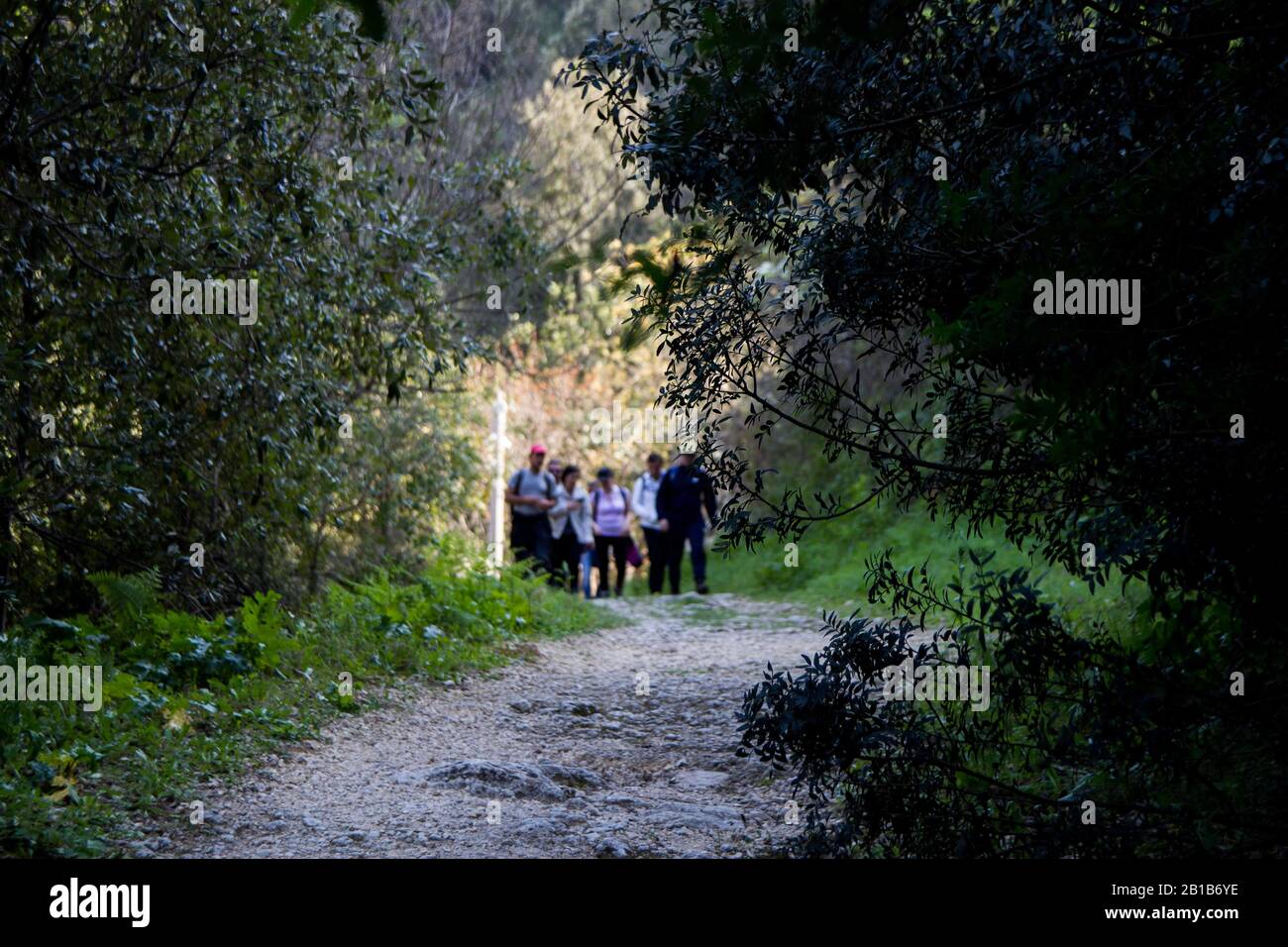 Sicilian countryside landscape Stock Photo - Alamy