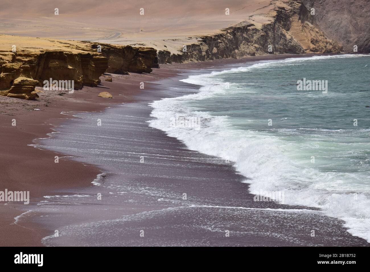 Coastal scenery in Paracas, Peru Stock Photo - Alamy