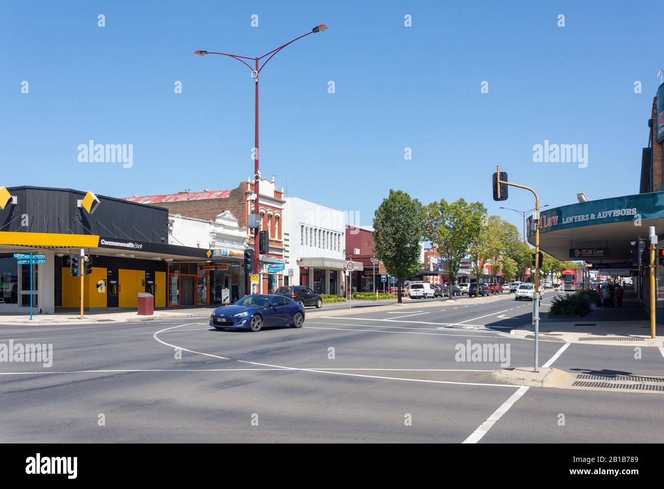 Murray Street, Colac, Western District, Victoria, Australia Stock Photo ...