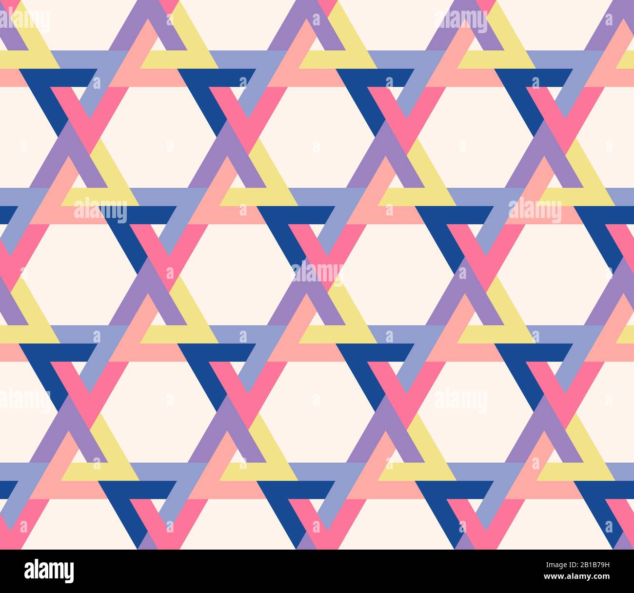 Decorative geometrical seamless pattern. Vector background with color ...