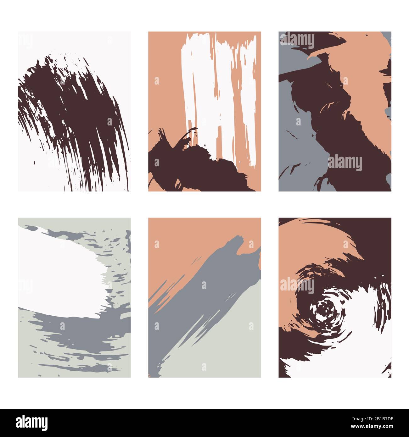 Backgrounds For Text Abstract Drawing Vector Set Of Backgrounds For Design Of Postcards