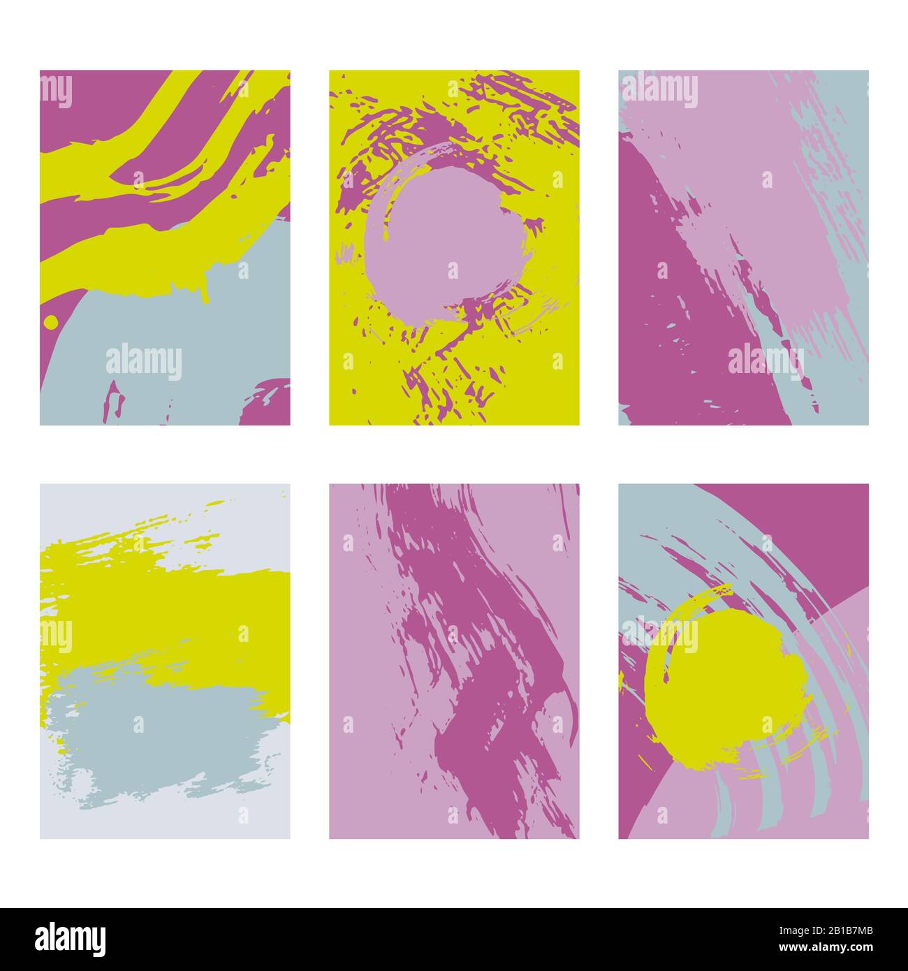 Backgrounds For Text Abstract Drawing Vector Set Of Backgrounds For