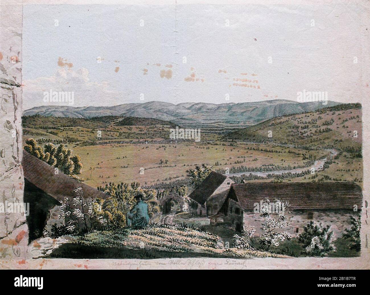 Friesenegger Blick v Rötteln Stock Photo - Alamy