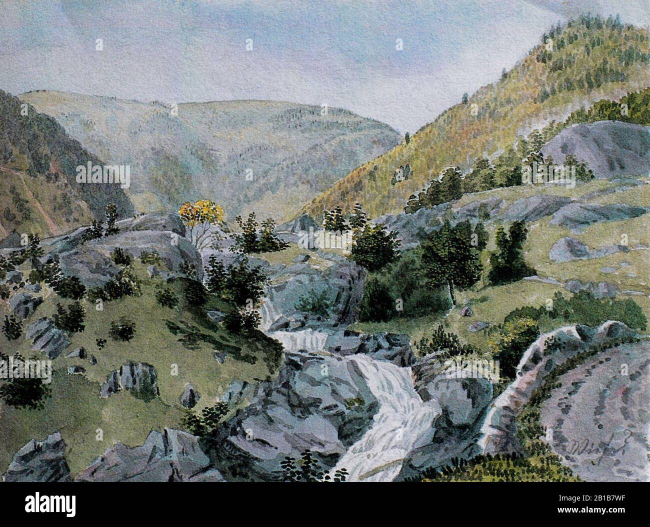 Friesenegger Wiesental b Fahl Stock Photo - Alamy