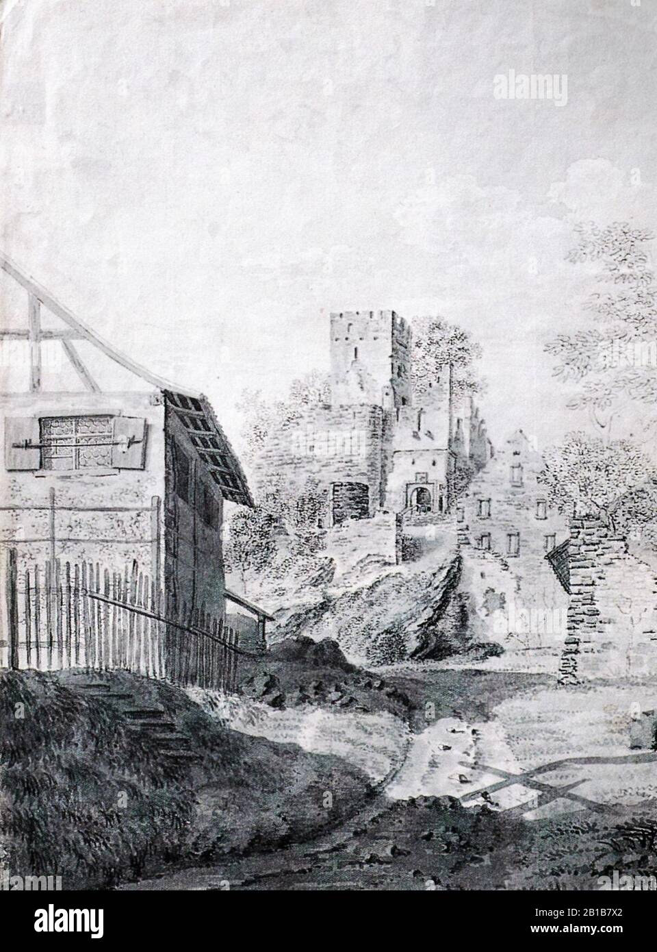 Friesenegger Burg Rötteln Stock Photo - Alamy