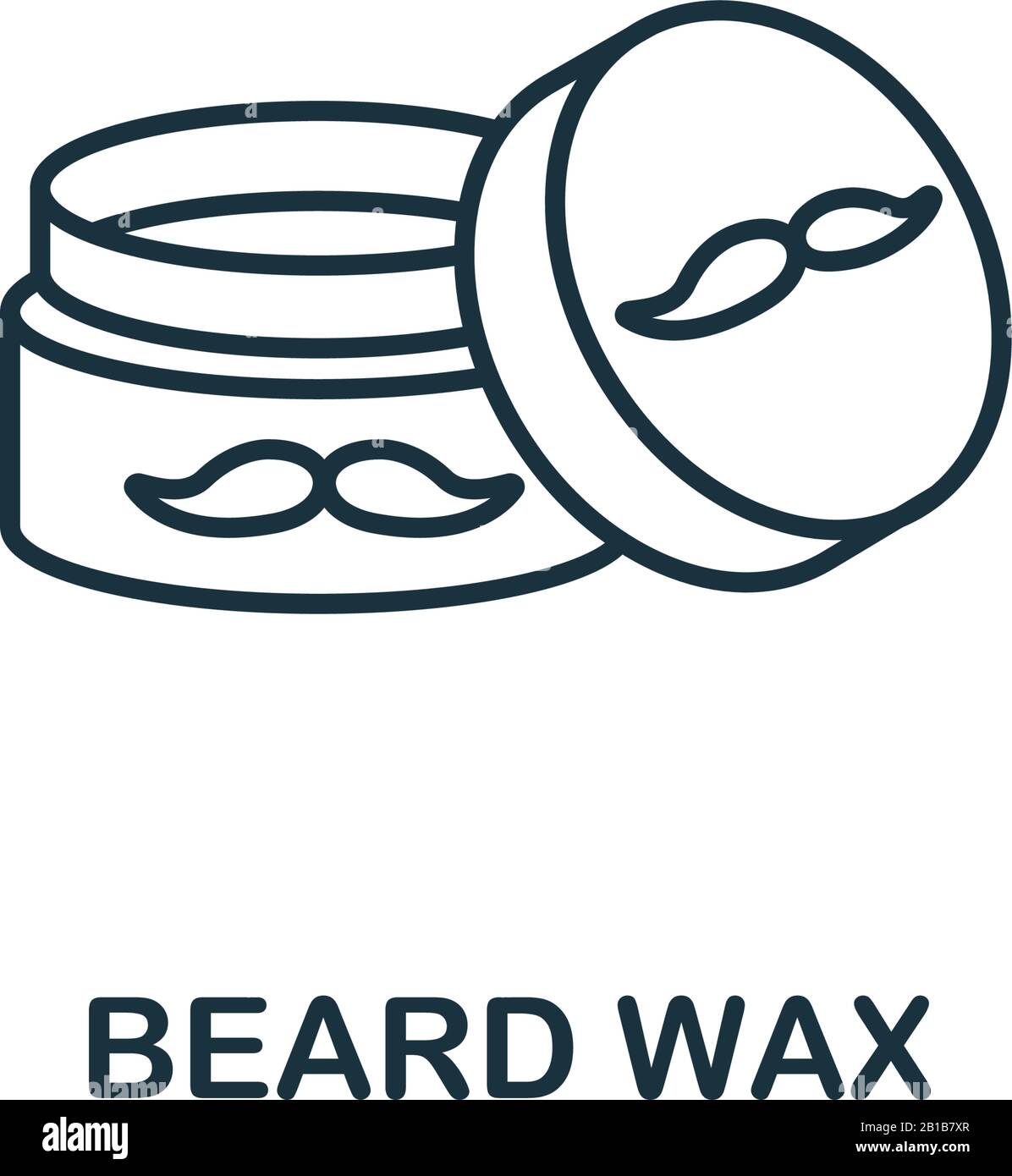 Barber shop moustache wax hi-res stock photography and images - Alamy