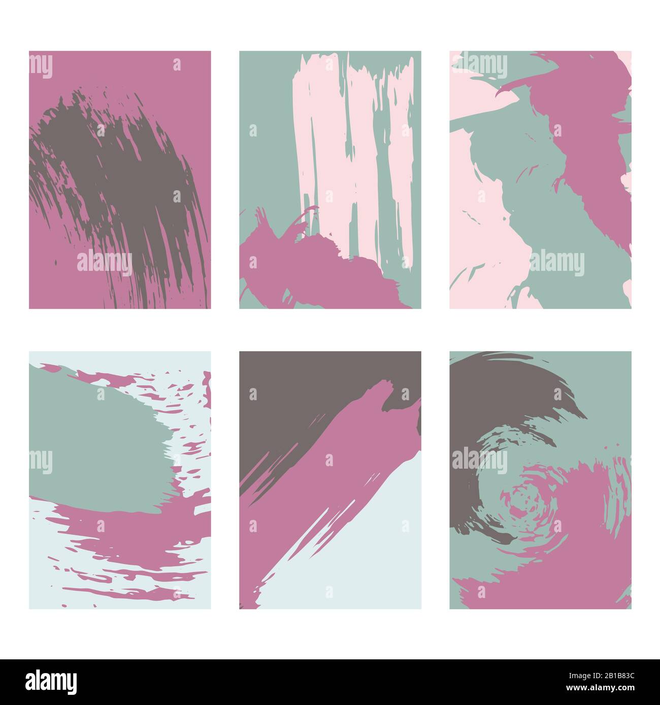 Backgrounds For Text Abstract Drawing Vector Set Of Backgrounds For Design Of Postcards