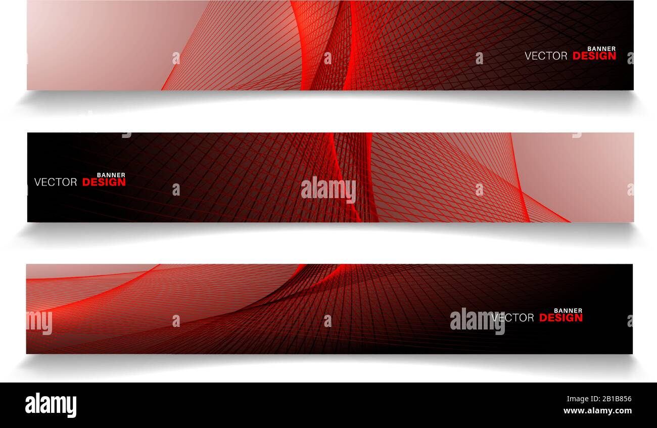 Abstract vector design banner template with light effect background ...