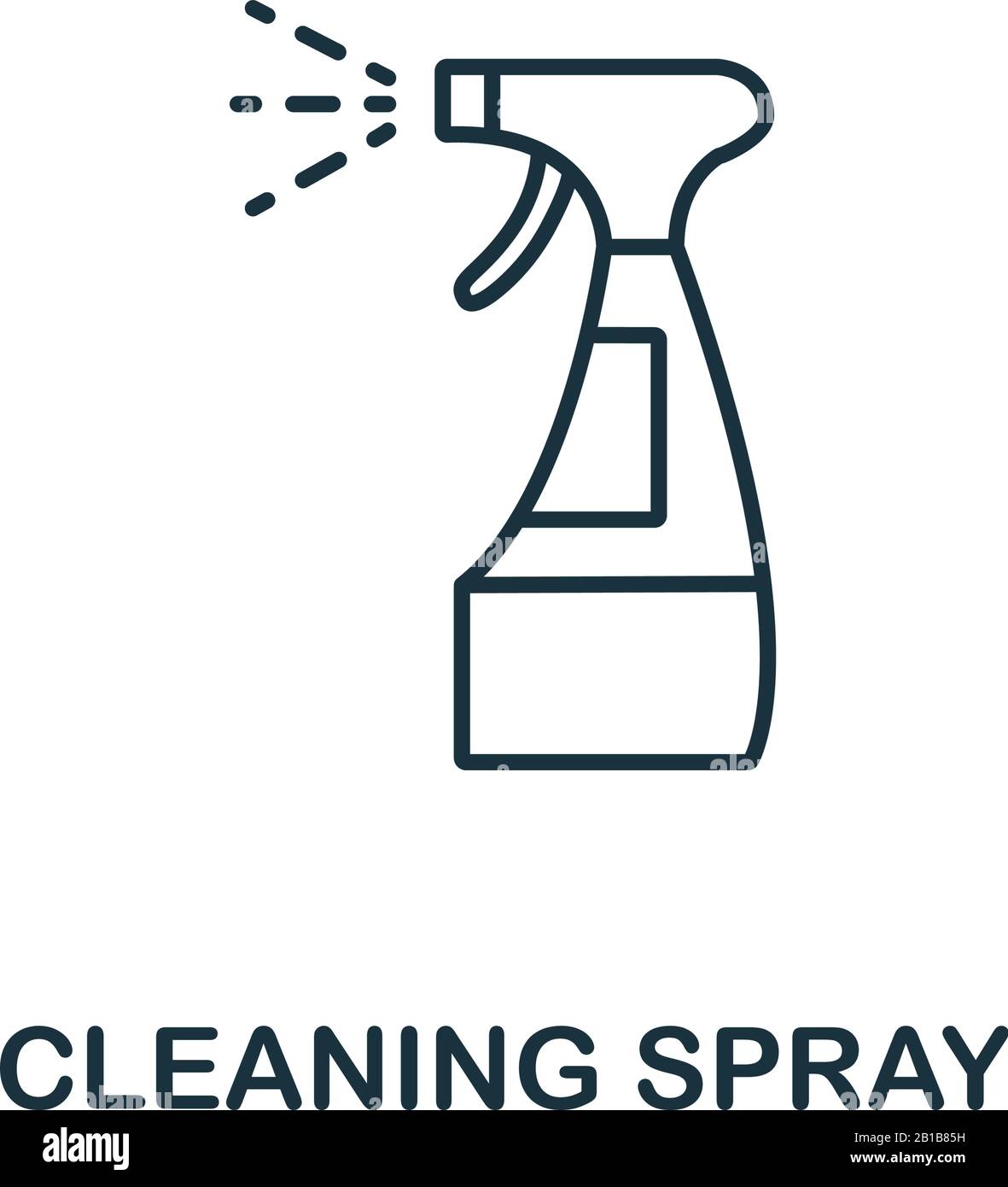 Cleaning spray icon from cleaning collection. Simple line element ...