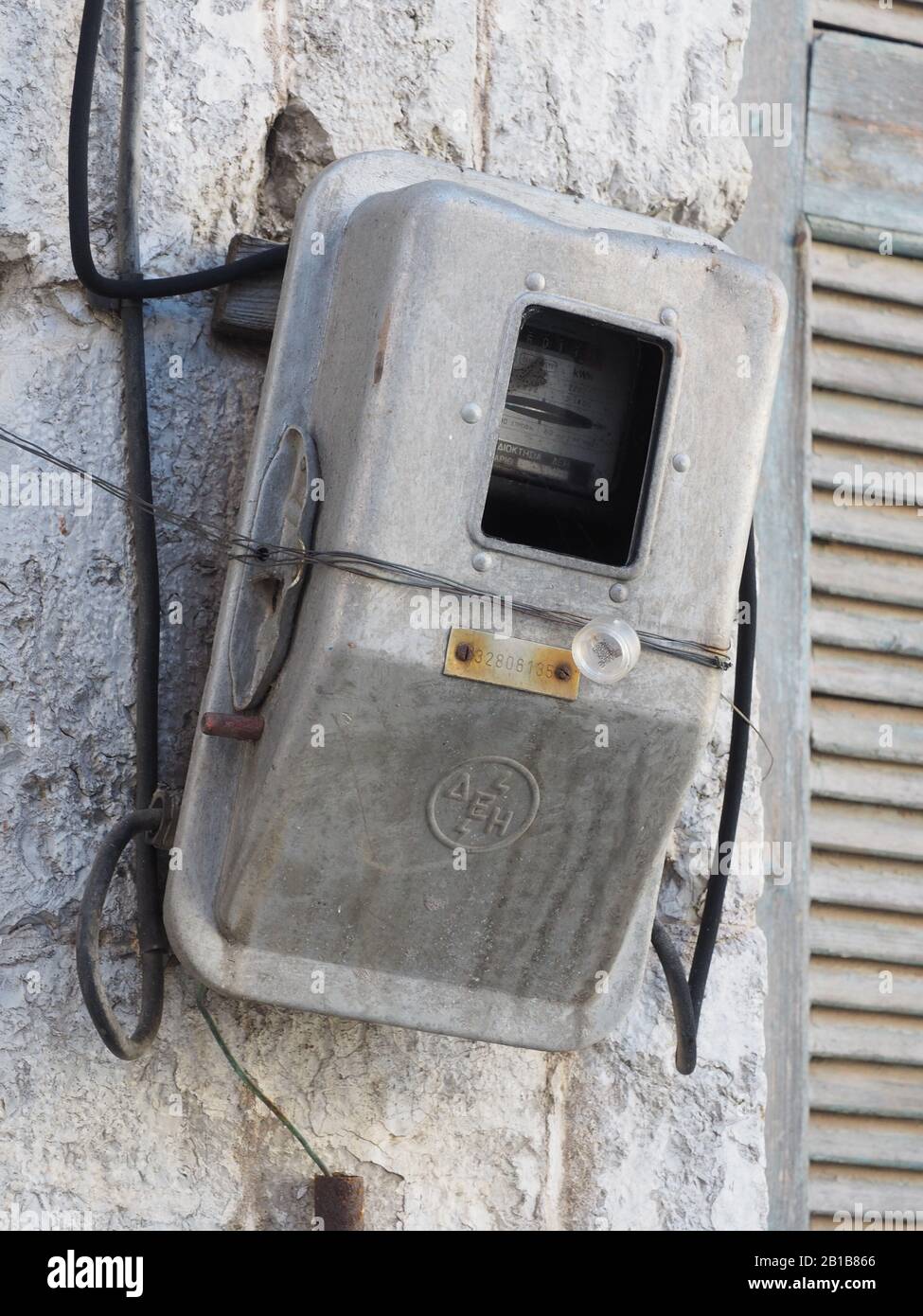 Old electric meter hi-res stock photography and images - Alamy