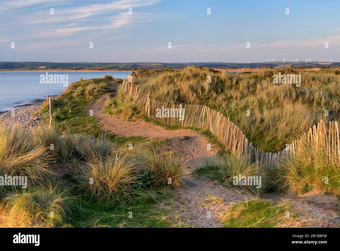Sand dunes on Northam Burrows Country Park and area of outstanding ...