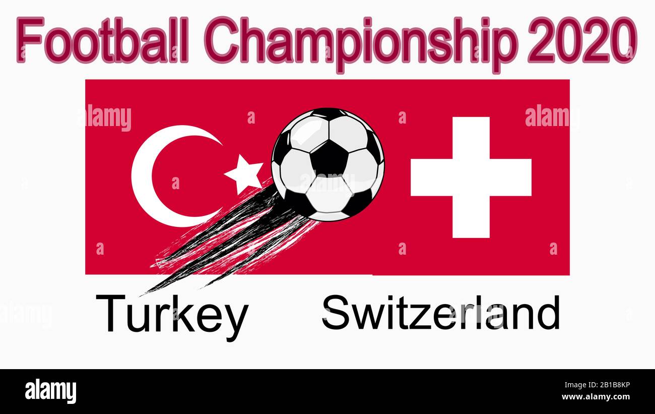2020 European Football Championship, banner, web design, match between ...