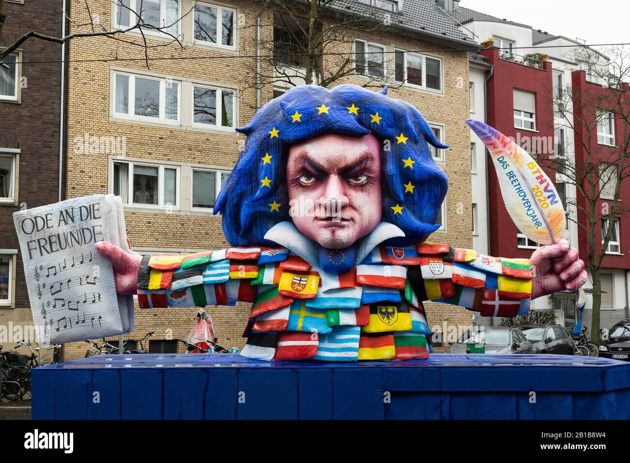 Dusseldorf, Germany. 24th Feb, 2020. Rosenmontag carnival parade in ...