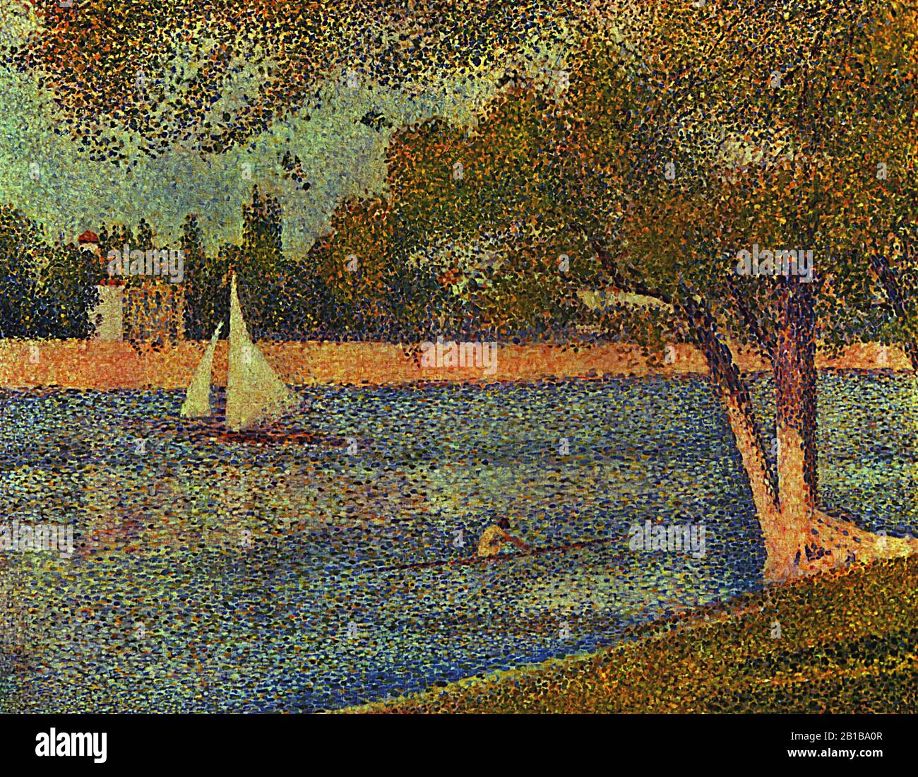 - 19th Century Painting by Georges Seurat - Very high resolution and ...