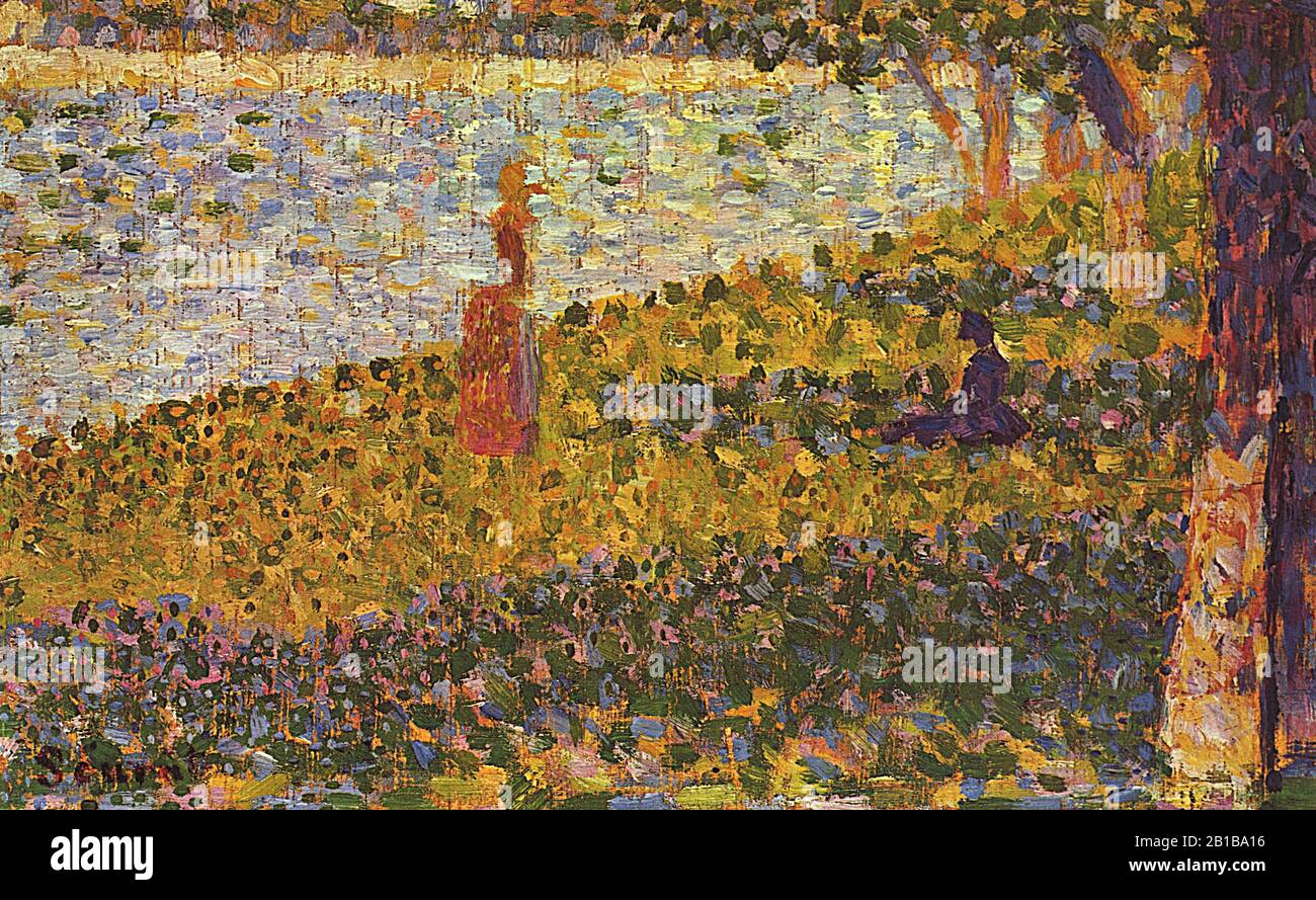 - 19th Century Painting by Georges Seurat - Very high resolution and ...