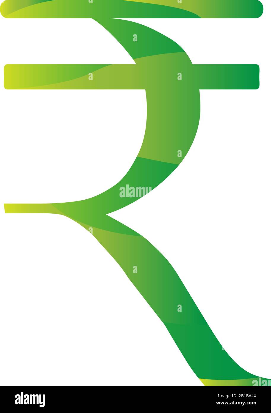 Rupee logo design Cut Out Stock Images & Pictures - Alamy