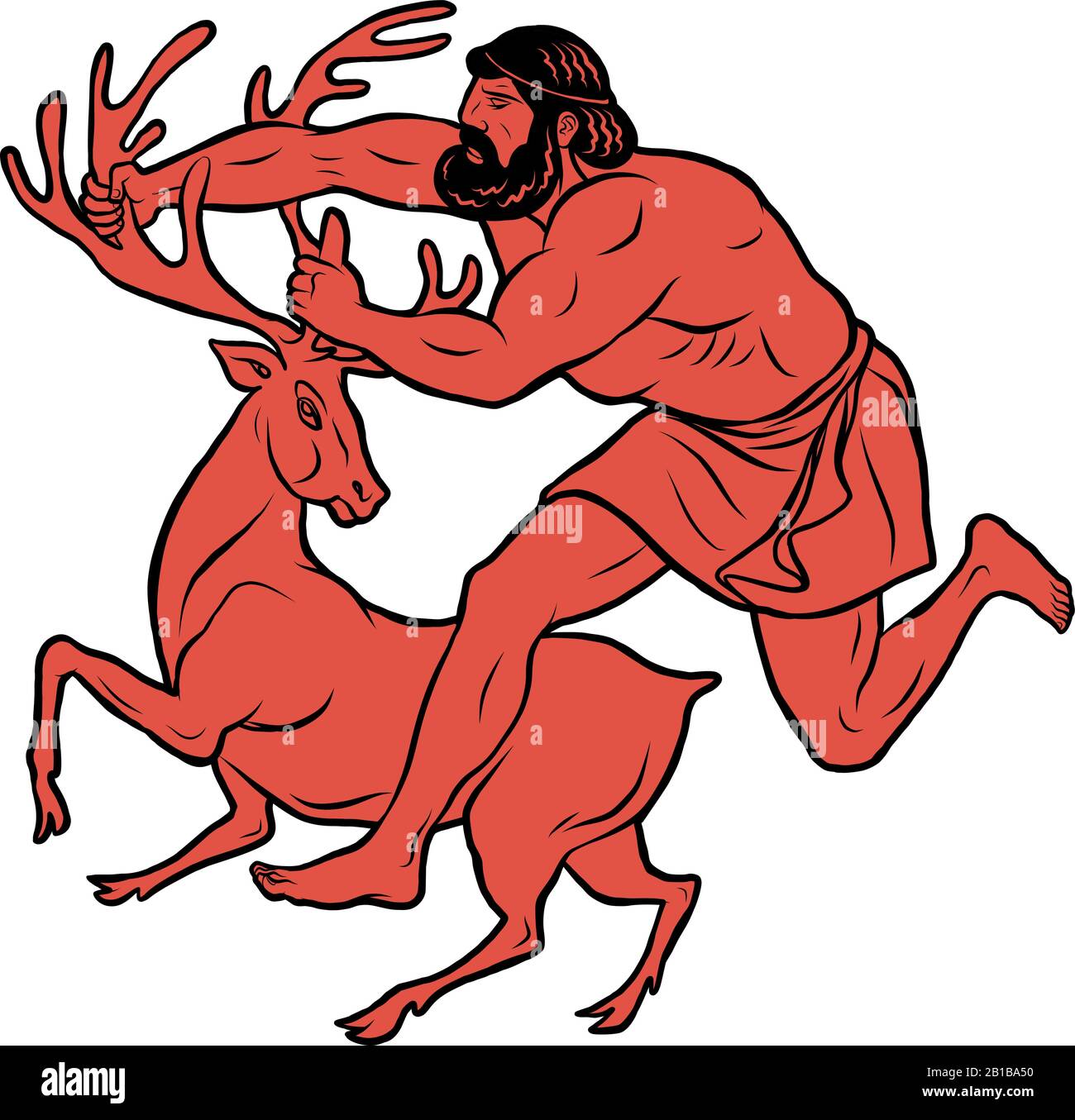 Hercules Heracles Cut Out Stock Images & Pictures - Alamy