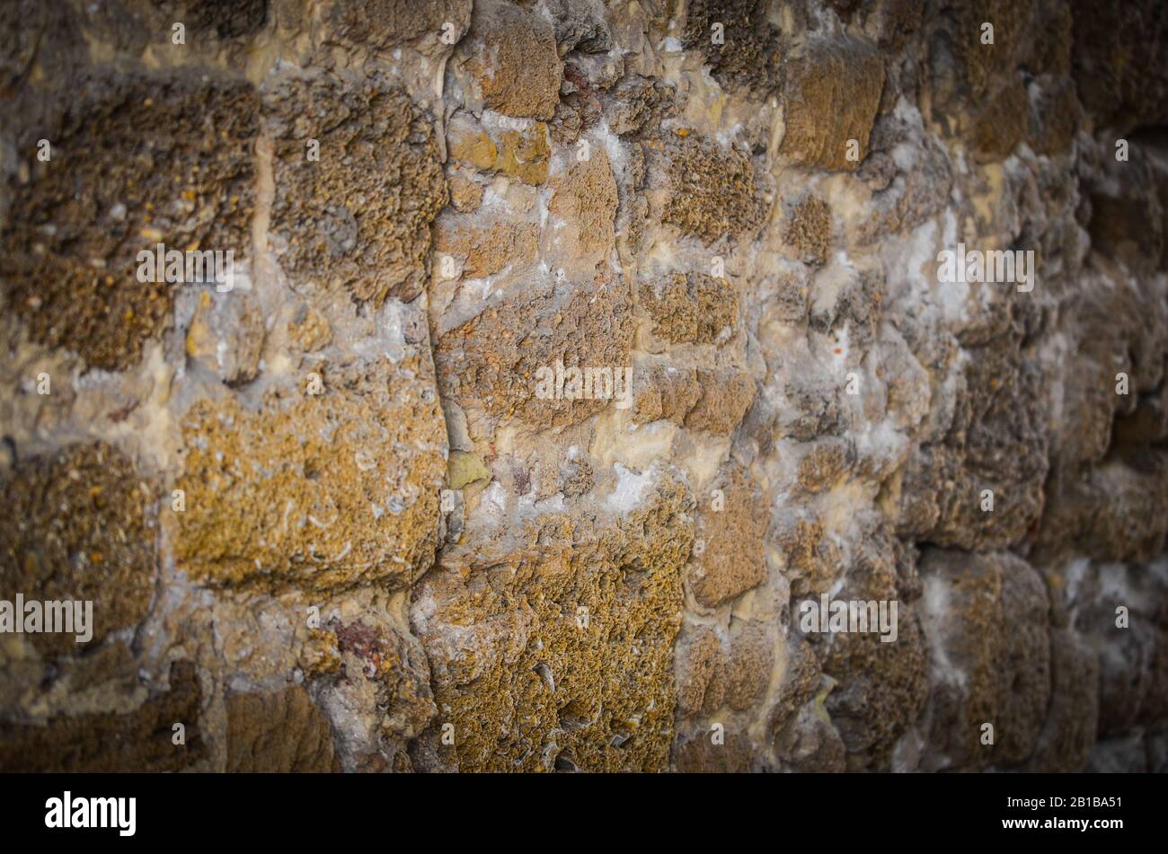abstract wall design on the historical streets of spanish cities Stock ...