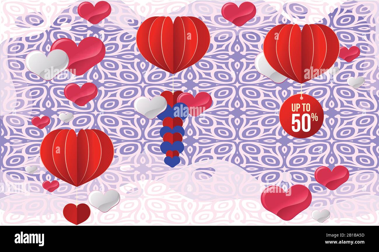 Heart Balloon On abstract texture background Stock Vector Image & Art ...