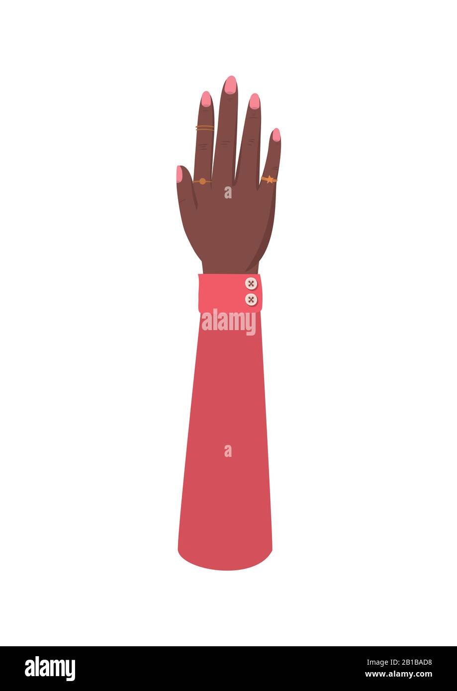 Isolated female hand vector design Stock Vector Image & Art - Alamy