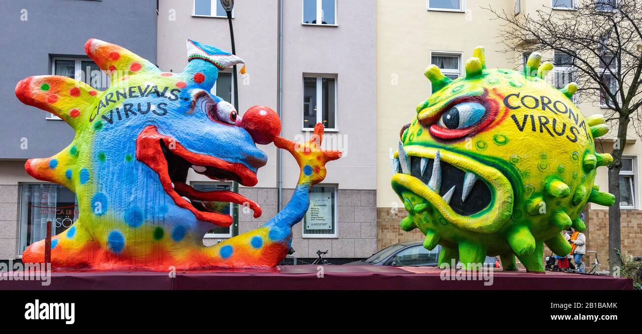 Dusseldorf, Germany. 24th Feb, 2020. Rosenmontag carnival parade in ...