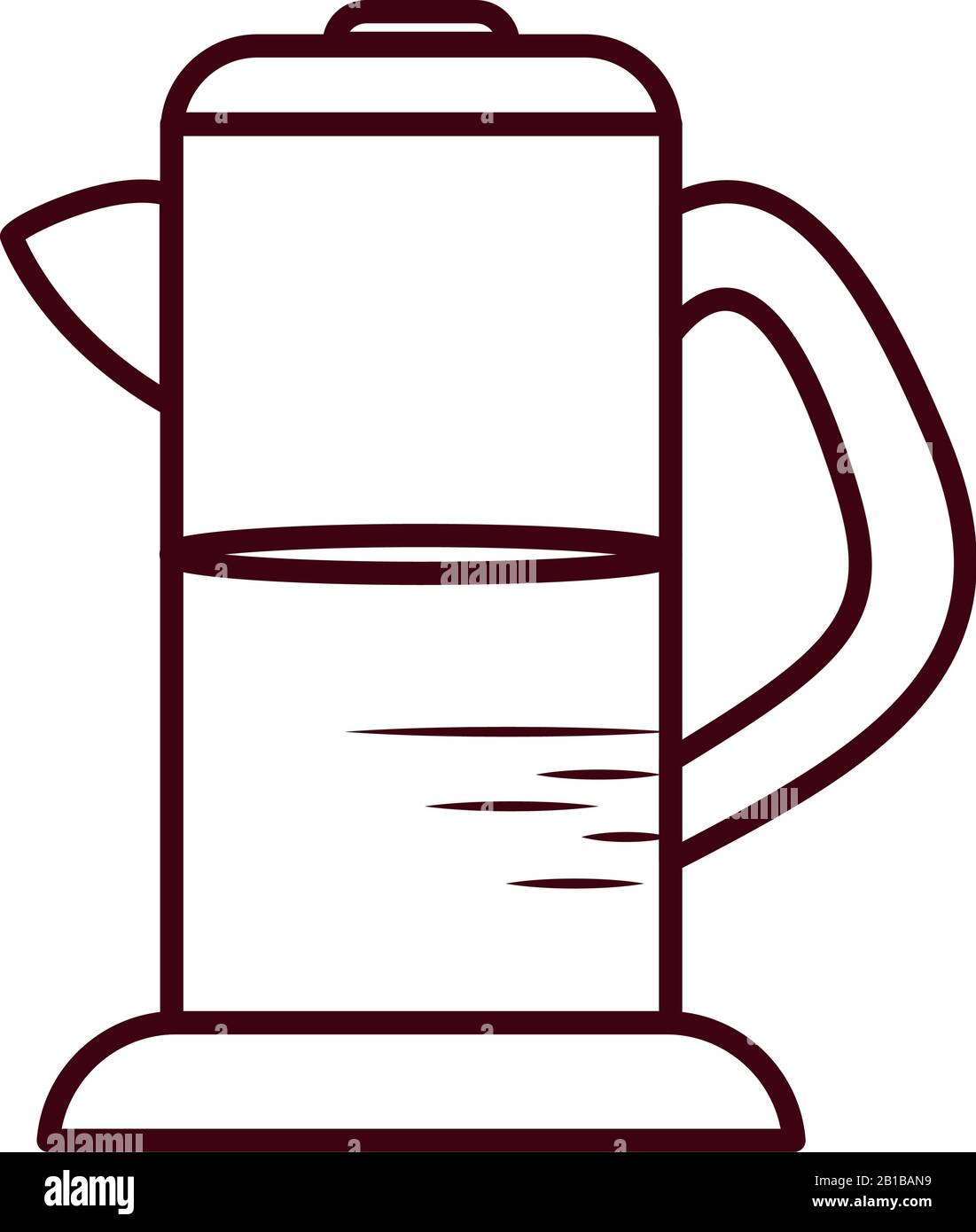 water kettle line style icon design, Cook kitchen Eat food restaurant ...