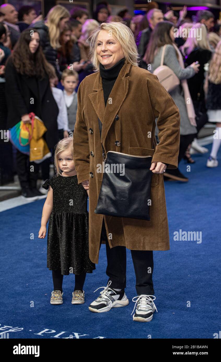 Jennifer Saunders attends the Onward UK Premiere at The Curzon Mayfair ...