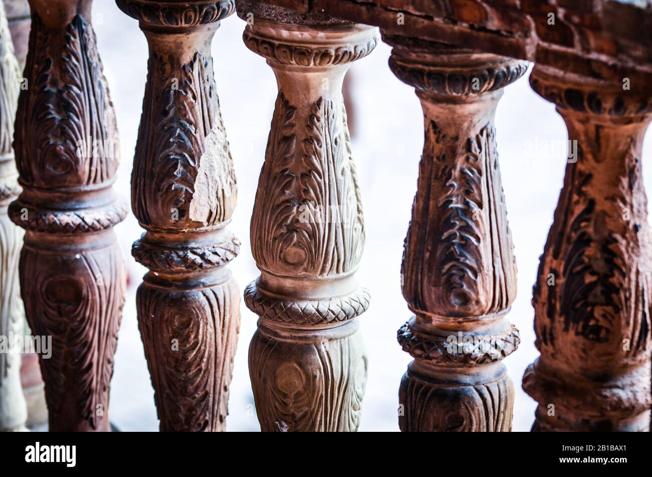 abstract wall design on the historical streets of spanish cities Stock ...