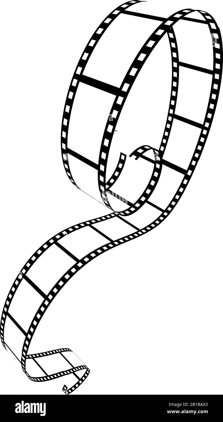 Vector film strip 3d Cut Out Stock Images & Pictures - Alamy
