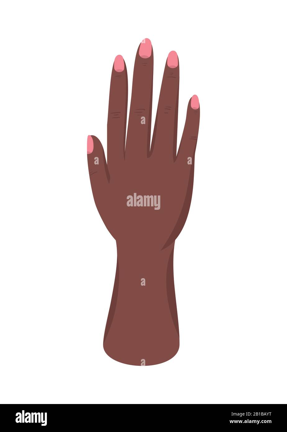Isolated female hand vector design Stock Vector Image & Art - Alamy
