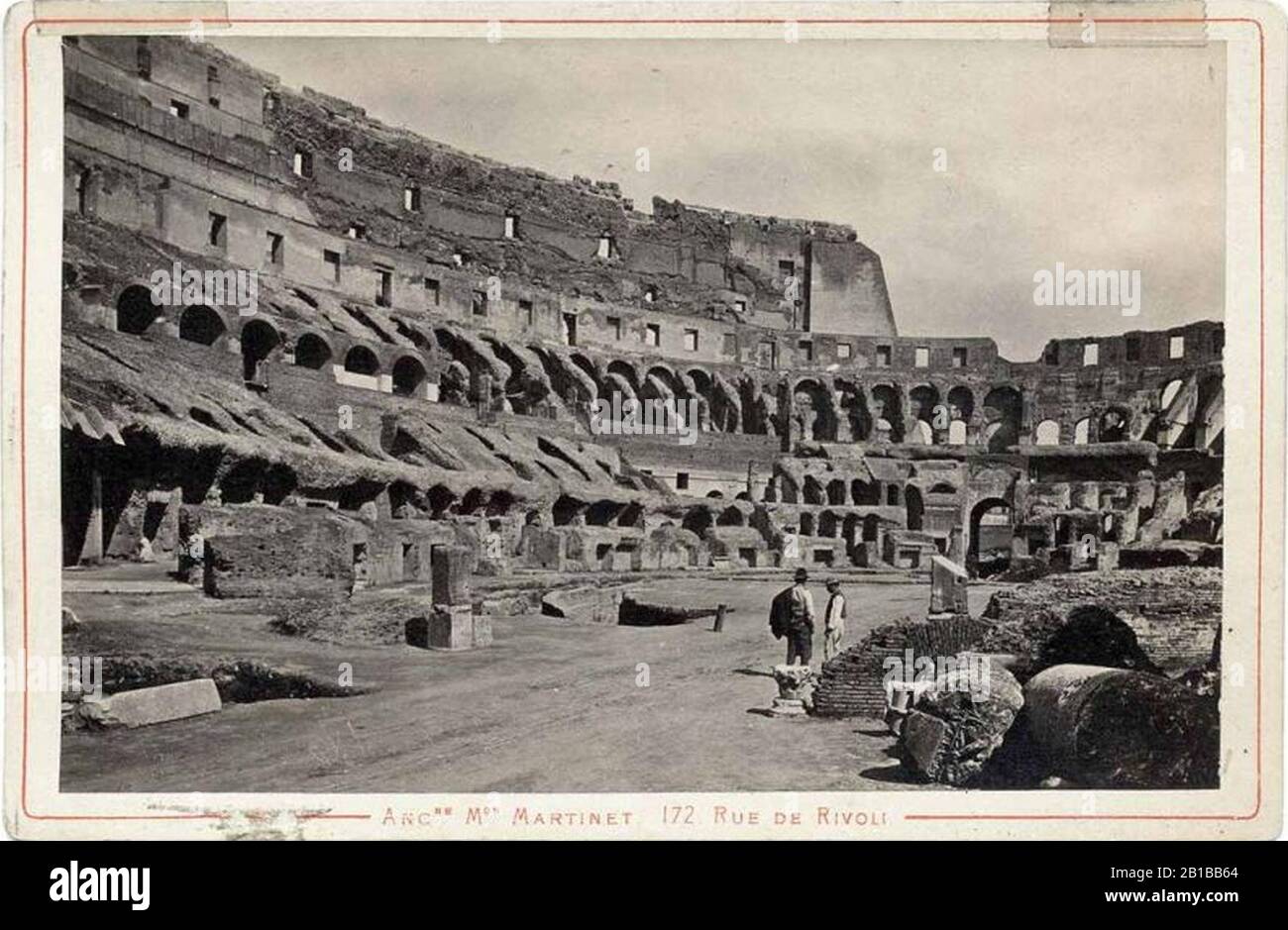 Colosseo interno colosseo hi-res stock photography and images - Alamy