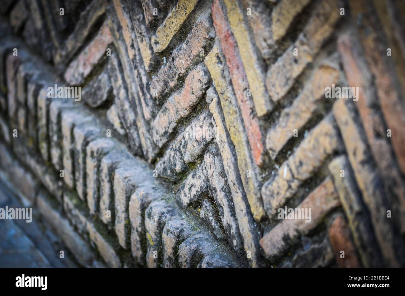 abstract wall design on the historical streets of spanish cities Stock ...