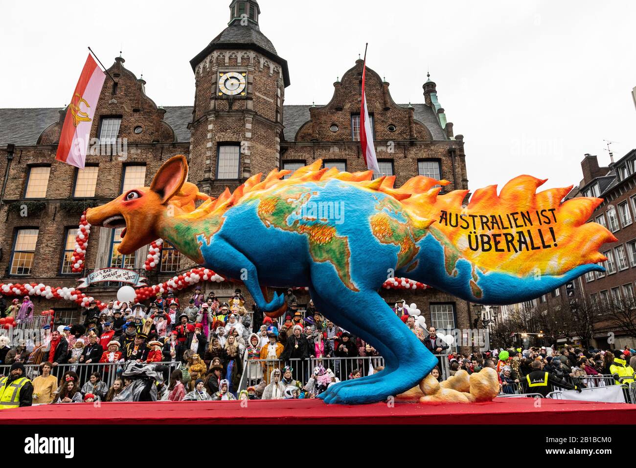 Dusseldorf, Germany. 24th Feb, 2020. Rosenmontag carnival parade in ...
