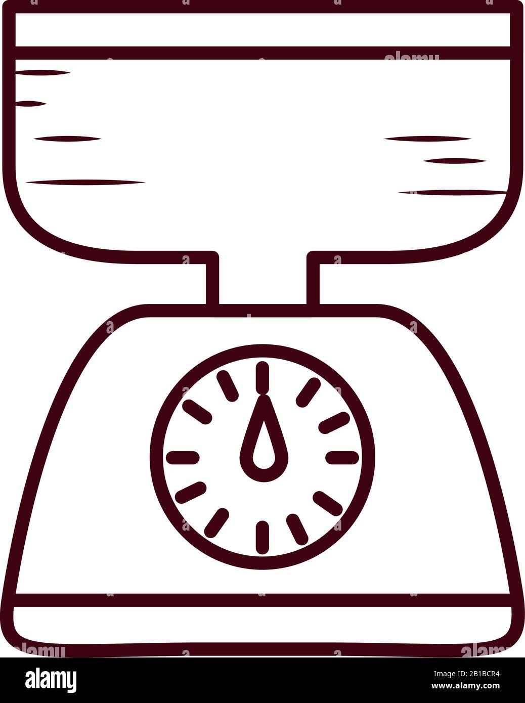 scale line style icon design, Cook kitchen Eat food restaurant home ...